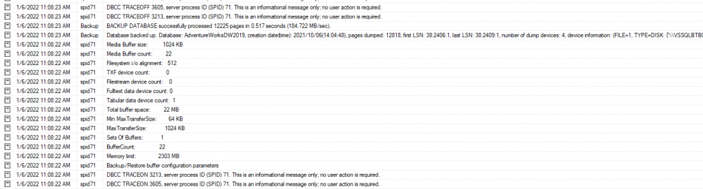 What is my default backup BUFFERCOUNT and MAXTRANSFERSIZE Data Transfer ...